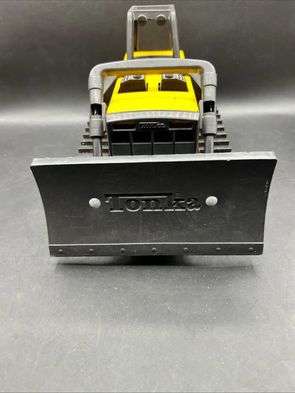 Tonka | Toys | Tonka Yellow And Black Bulldozer Toy With Moving Blade ...
